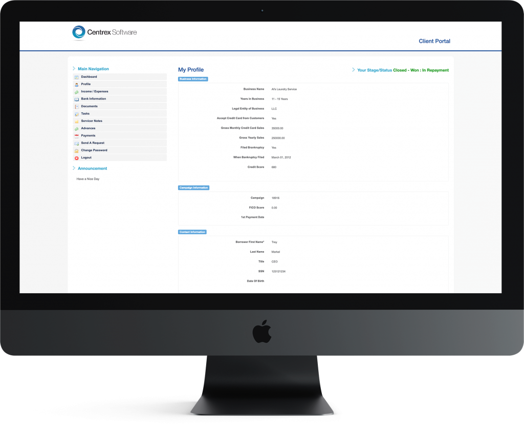 Centrex Software | Fully White Labeled Centrex Software Client Portal