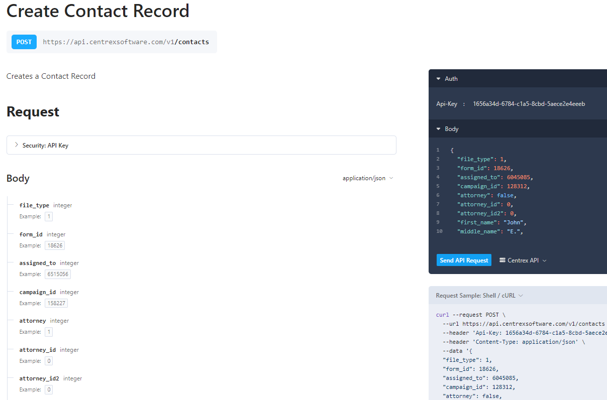 Centrex API Documentation | Centrex Software
