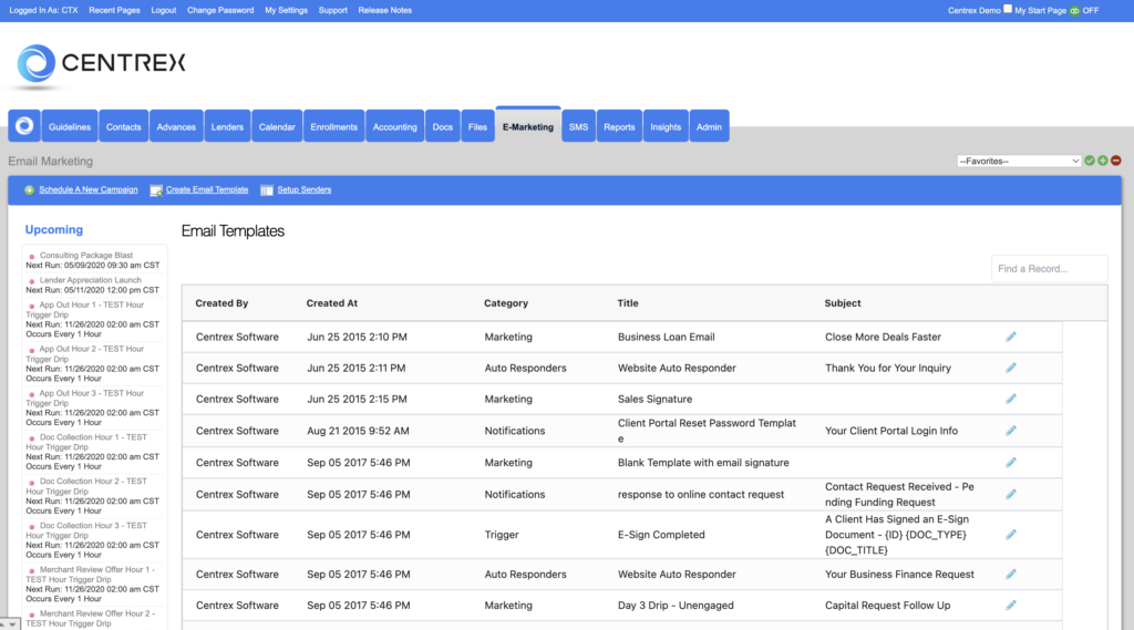 Text & Email Marketing - Centrex Software