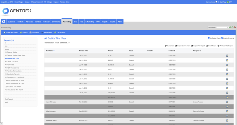 Fintech and Finance Dedicated CRM Software | Centrex