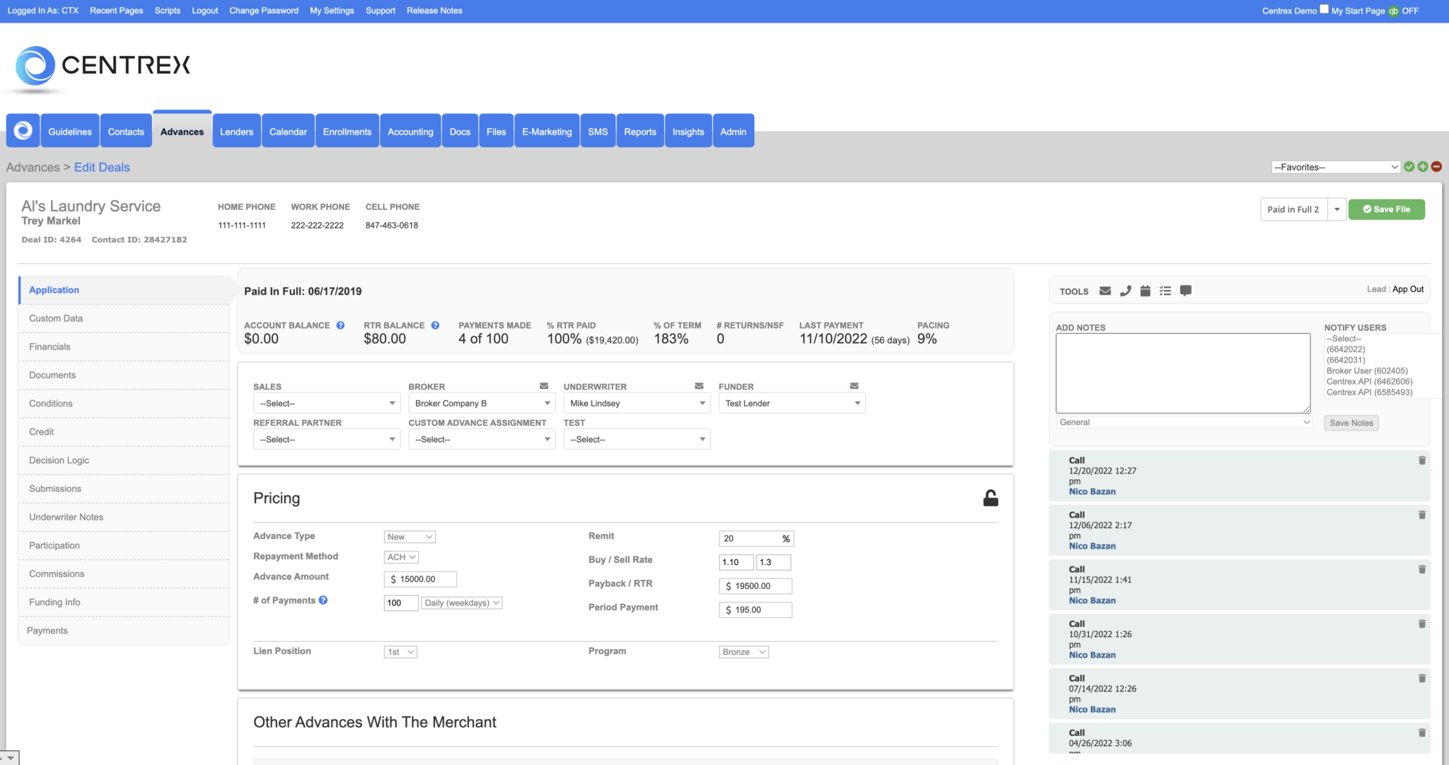 Business Loan CRM Software Platform | Centrex