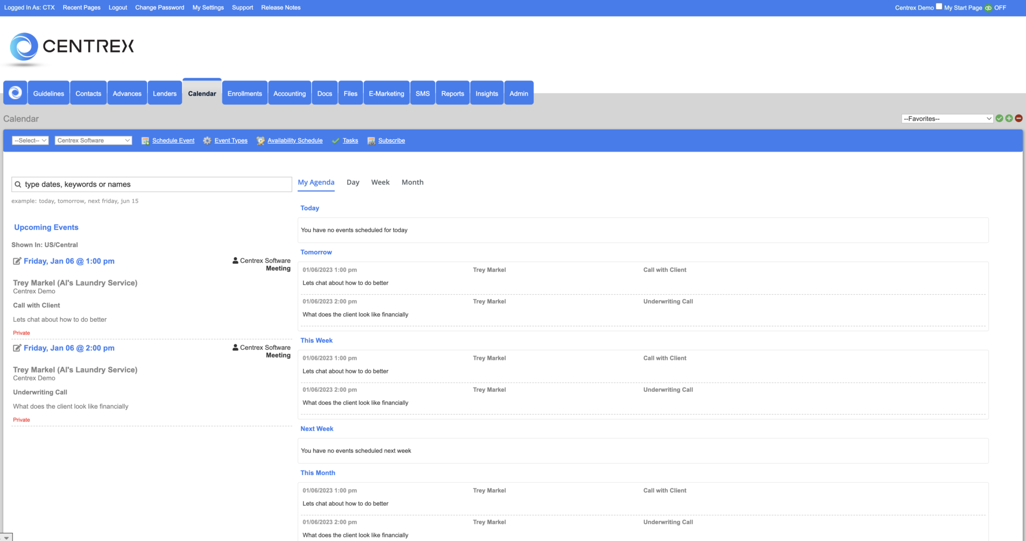 Fintech and Finance Dedicated CRM Software | Centrex